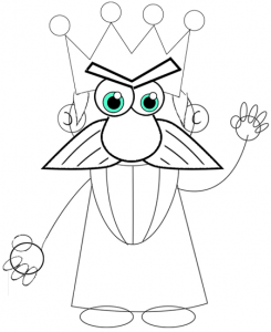 How to Draw a Cartoon King Step by Step Drawing Tutorial – Page 2 – How ...