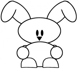 How to Draw a Baby Bunny Holding an Easter Egg Drawing Tutorial for ...