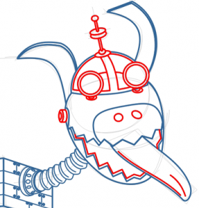 How to Draw Goddard the Dog Robot from The Adventures of Jimmy Neutron ...