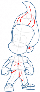 How to Draw Jimmy Neutron in Step by Step Drawing Tutorial – How to ...