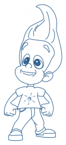 How to Draw Jimmy Neutron in Step by Step Drawing Tutorial – How to ...