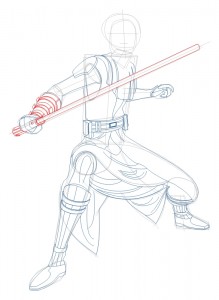 How to Draw Anakin Skywalker from Star Wars The Clone Wars Cartoon ...