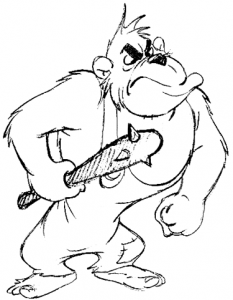 Drawing Cartoon Angry Apes and Gorillas in Easy Steps Tutorial – Page 2 ...