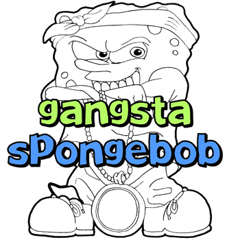 Gangsta Sandy On Spongebob