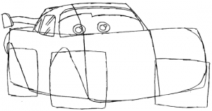 How to Draw Lightning McQueen from Disney Cars Movie Lesson – How to ...