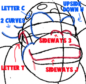 How to Draw Funky Kong from Wii Mario Kart in Easy Steps Lesson – How ...