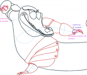 How to Draw Master Croc from Kung Fu Panda with Drawing Lesson – How to ...
