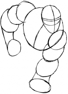 How to Draw Beast from Marvel’s X-Men Superhero Team Drawing Tutorial – How to Draw Step by Step ...