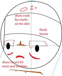 How to Draw Sensei from Fruit Ninja Game with Easy Step by Step Drawing ...