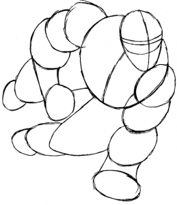 How to Draw Beast from Marvel’s X-Men Superhero Team Drawing Tutorial – How to Draw Step by Step ...