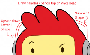 How to Draw Max from Scribblenauts with Easy Step by Step Drawing ...