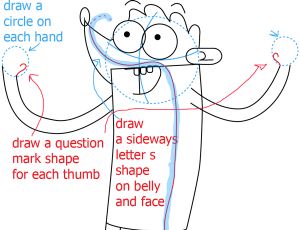 How to Draw Rigby from Regular Show with Easy Step by Step Drawing ...