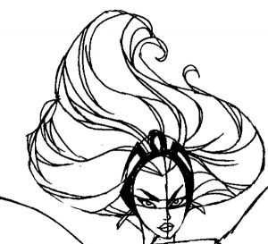 How to Draw Storm from Marvel’s Xmen Comics in Easy Steps Tutorial ...