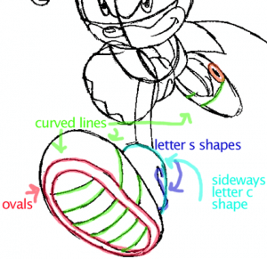 How to Draw Sonic the Hedgehog with Easy Step by Step Drawing Tutorial ...