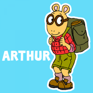 How To Draw Arthur From Pbs S Arthur With Illustrated Steps Lesson