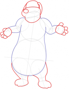 How to Draw Duke from Back at the Barnyard with Easy Step by Step ...