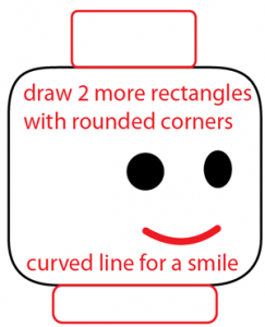 How to Draw a Lego Minifigure with Easy Step by Step Drawing Tutorial ...