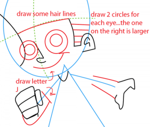 How to Draw Johnny Test from Johnny Test with Easy Step by Step Drawing ...