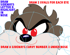 How to Draw Baby Taz from TinyToons Adventures with Easy Step by Step ...