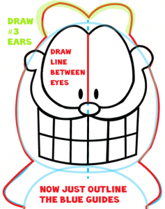 How to Draw Garfield from The Garfield Show with Easy Step by Step ...