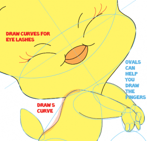 How to Draw Baby Tweety Bird from TinyToons Adventures with Easy Step ...
