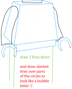 How to Draw a Lego Minifigure with Easy Step by Step Drawing Tutorial ...