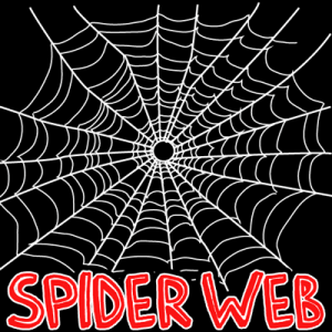 How to Draw Spider Webs with Easy Step by Step Drawing Tutorial – How ...