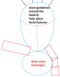How to Draw Rabbid from the game Rayman Raving Rabbids with Simple ...