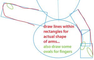 How to Draw Rabbid from the game Rayman Raving Rabbids with Simple ...