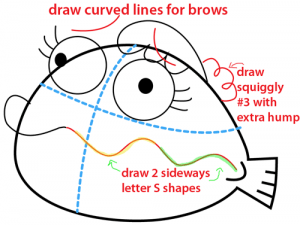 How to Draw Clamantha from Fish Hooks with Easy Step by Step Drawing ...