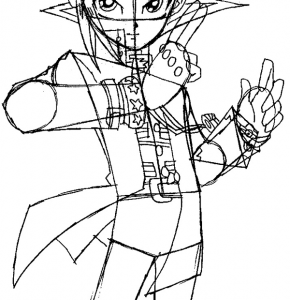 How to Draw Yami from Yu-Gi-Oh with Easy Step by Step Drawing Tutorial ...