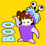 How to Draw Boo from Monsters Inc. with Easy Step by Step Drawing ...
