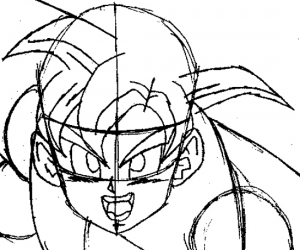How to Draw Gohan from Dragon Ball Z with Easy Step by Step Drawing ...