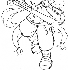 How to Draw Warrior from World of Magic with Easy Step by Step Drawing ...