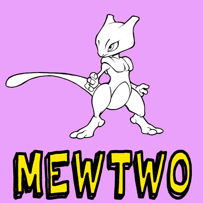 How To Draw Mega Mewtwo Y