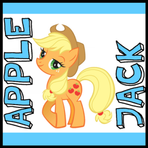 How to Draw Apple Jack from My Little Pony with Easy Step by Step ...
