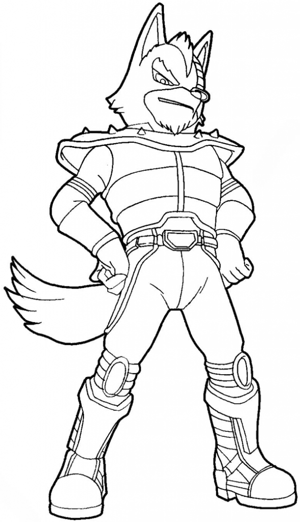How to Draw Wolf O’Donnell from the Star Wolf Team with Easy Step by ...