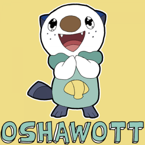 How to Draw Oshawott from Pokémon with Easy Step by Step Drawing ...