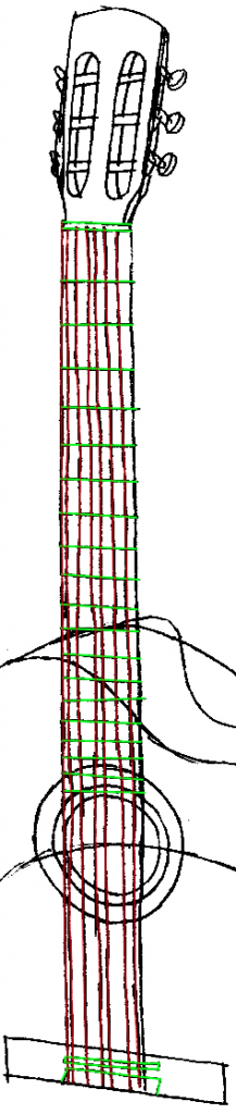 How to Draw a Guitar with Easy Step by Step Drawing Tutorial – How to ...