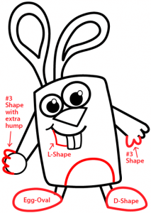 How to Draw the Easter Bunny with Simple and Easy Step by Step Drawing ...