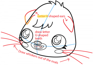 How to Draw Poppet from Moshi Monsters with Easy Step by Step Drawing ...