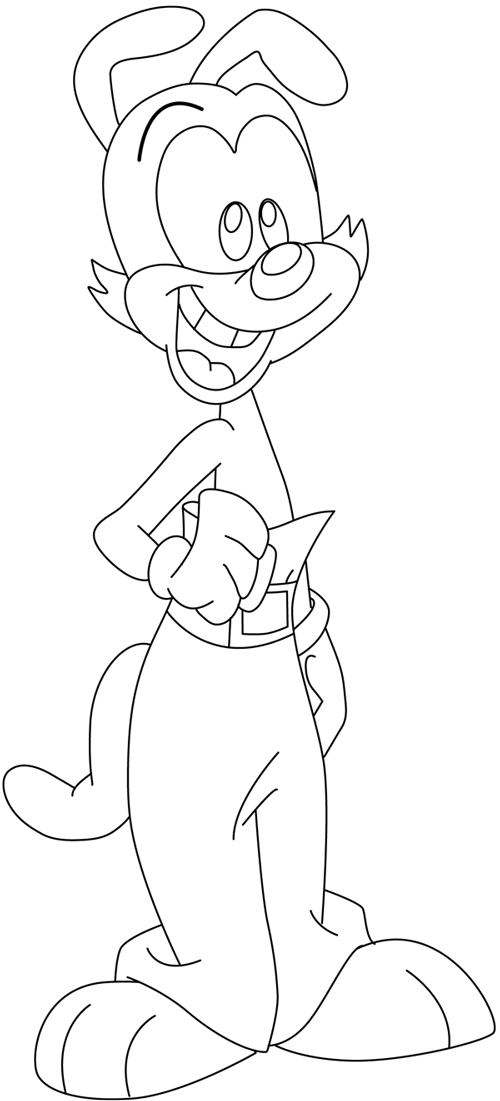 Animaniacs Wakko Coloring Pages