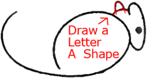 Big Guide to Drawing Cartoon Mice with Basic Shapes for Kids – How to ...