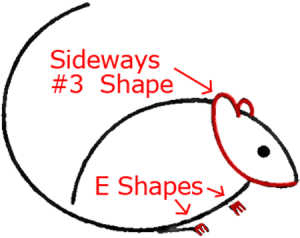 Big Guide to Drawing Cartoon Mice with Basic Shapes for Kids – How to ...