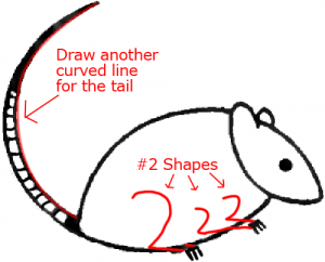 Big Guide to Drawing Cartoon Mice with Basic Shapes for Kids – How to ...