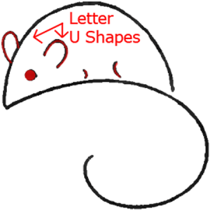 Big Guide to Drawing Cartoon Mice with Basic Shapes for Kids – How to ...