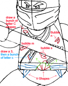 How to Draw Cole from Lego Ninjago with Easy Step by Step Drawing ...