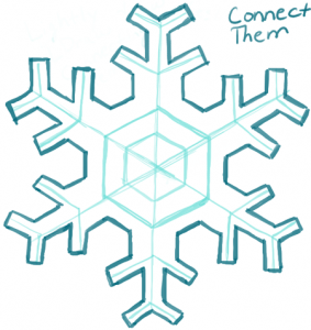 How to Draw Snowflakes Drawing Tutorial – How to Draw Step by Step ...