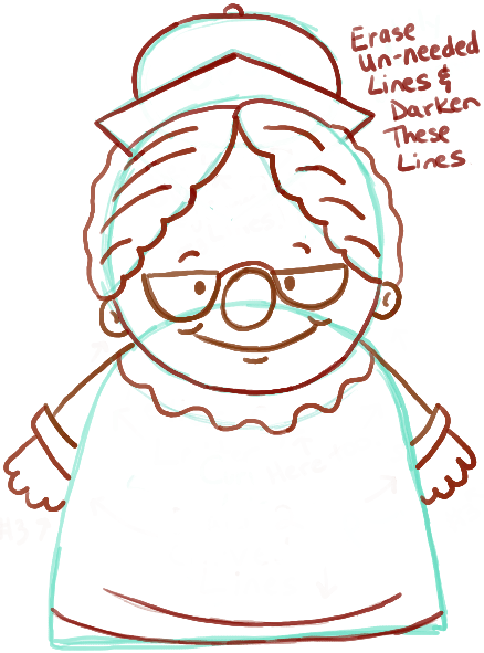 How To Draw Mrs Claus