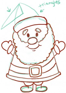 Easy Instructions for How to Draw Santa Clause for Kids – How to Draw ...